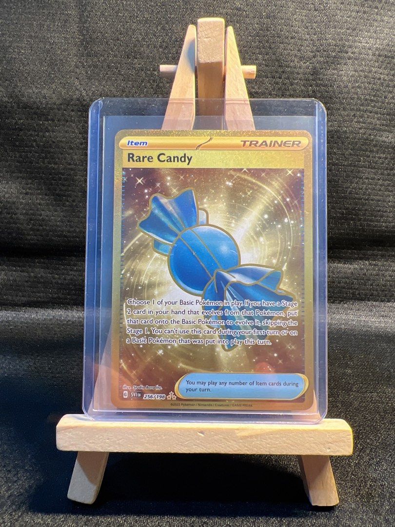 Rare Candy (Gold) Pokemon Scarlet Violet (EN) 256/198, Hobbies & Toys ...