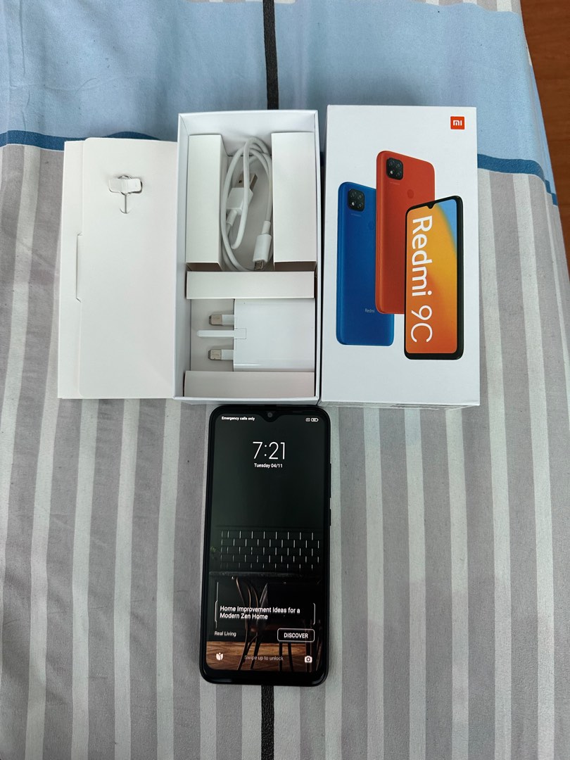 Redmi 9C 3 GB/64 GB Midnight Grey, Mobile Phones & Gadgets, Mobile ...