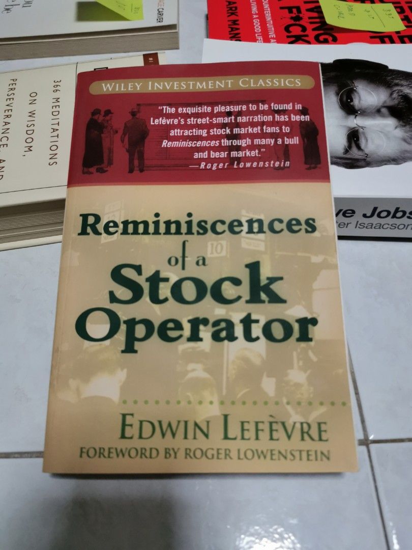 Reminiscences of a Stock Operator, Hobbies & Toys, Books & Magazines ...