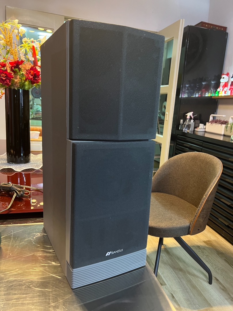 Retro Sansui Speakers S-X9AV 3 Way Quad Tweeters with Subwoofer, Audio ...