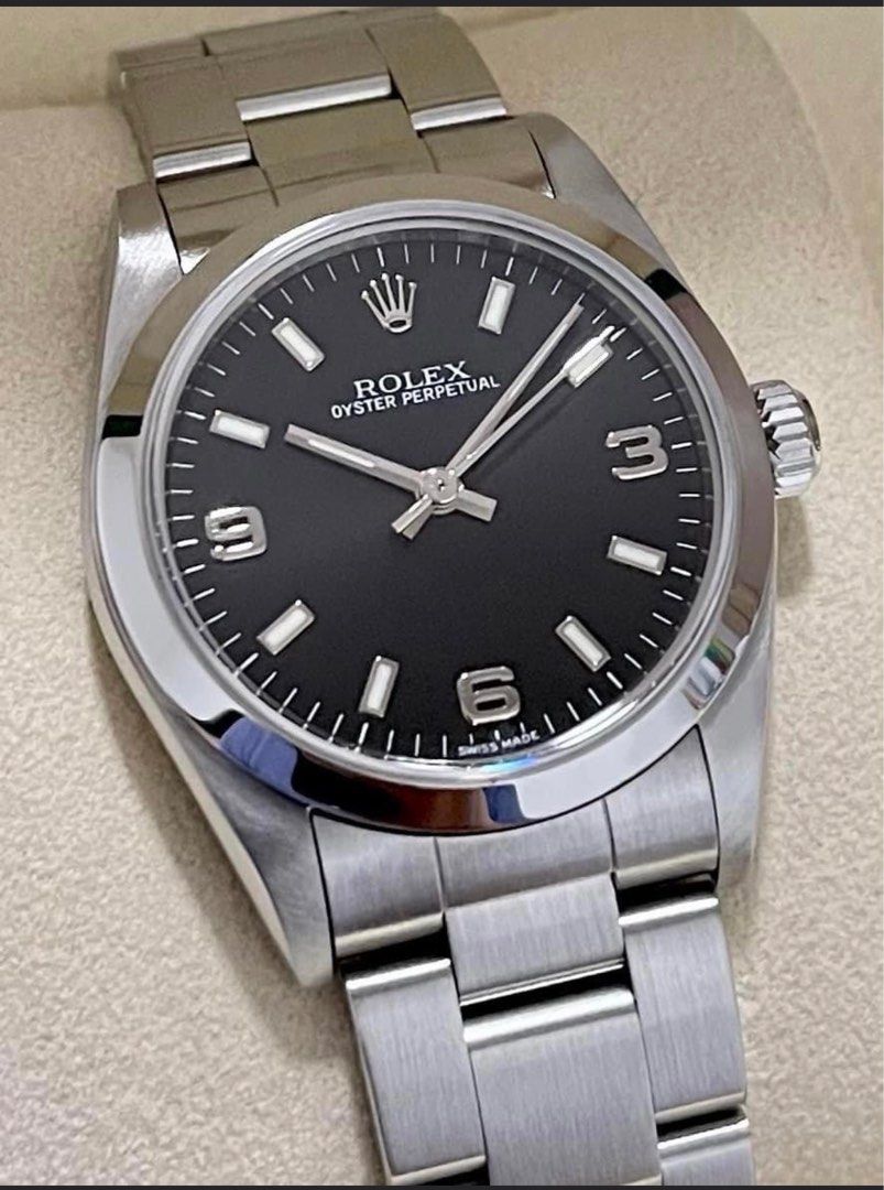 Rolex 2003 Oyster Perpetual 369 Explorer Black Dial Oystersteel 31mm ...