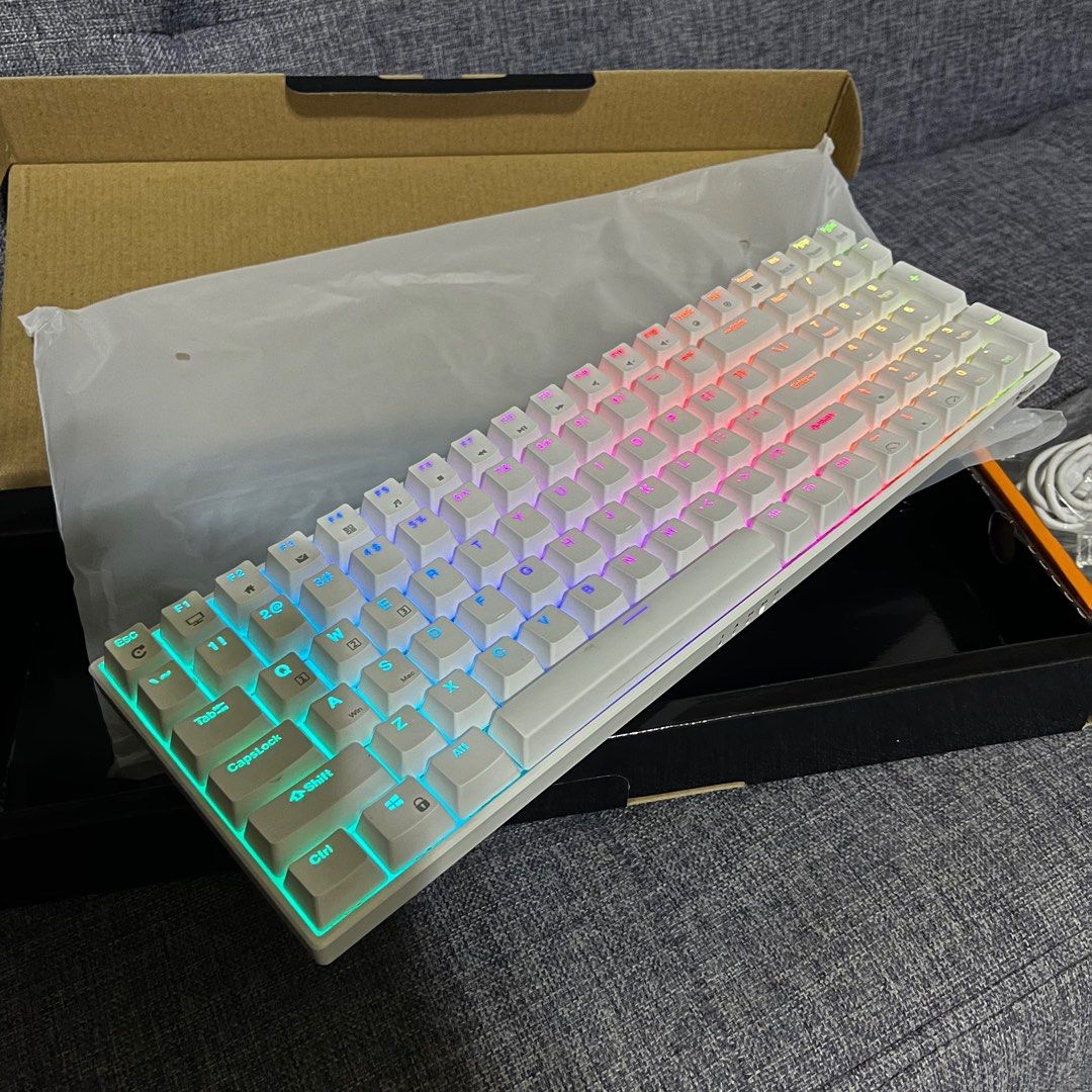 Royal Kludge RK100 Brand New Wireless Mechanical RGB Gaming Keyboard ...