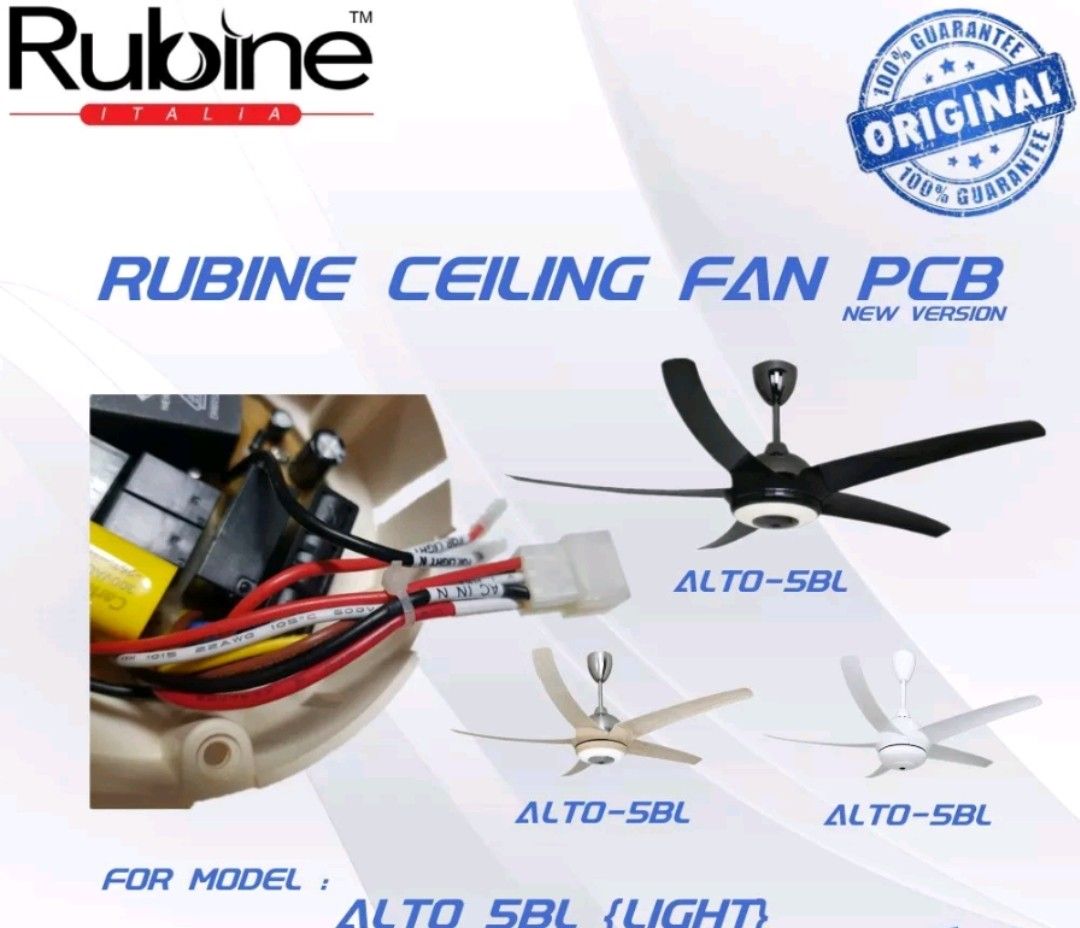 Rubine Ceiling Fan Receiver, Furniture & Home Living, Lighting & Fans, Fans on Carousell