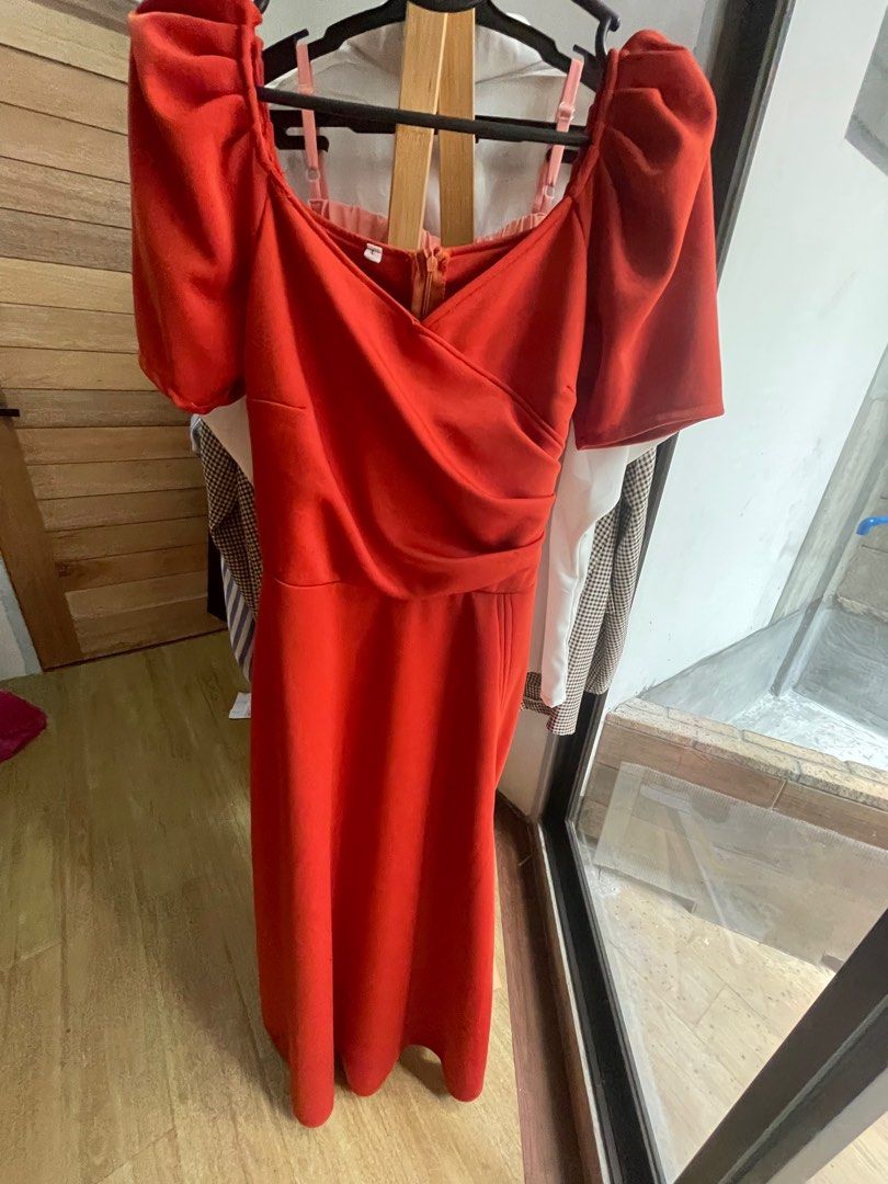 Rustic Filipiniana Gown, Women's Fashion, Dresses & Sets, Evening ...