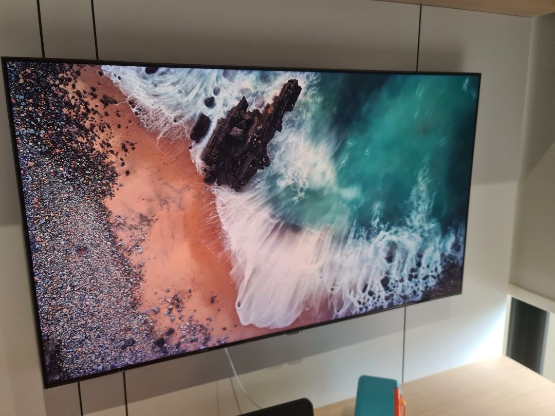 QLED Samsung tv series Q95T model size 55inch, TV & Home Appliances, TV ...