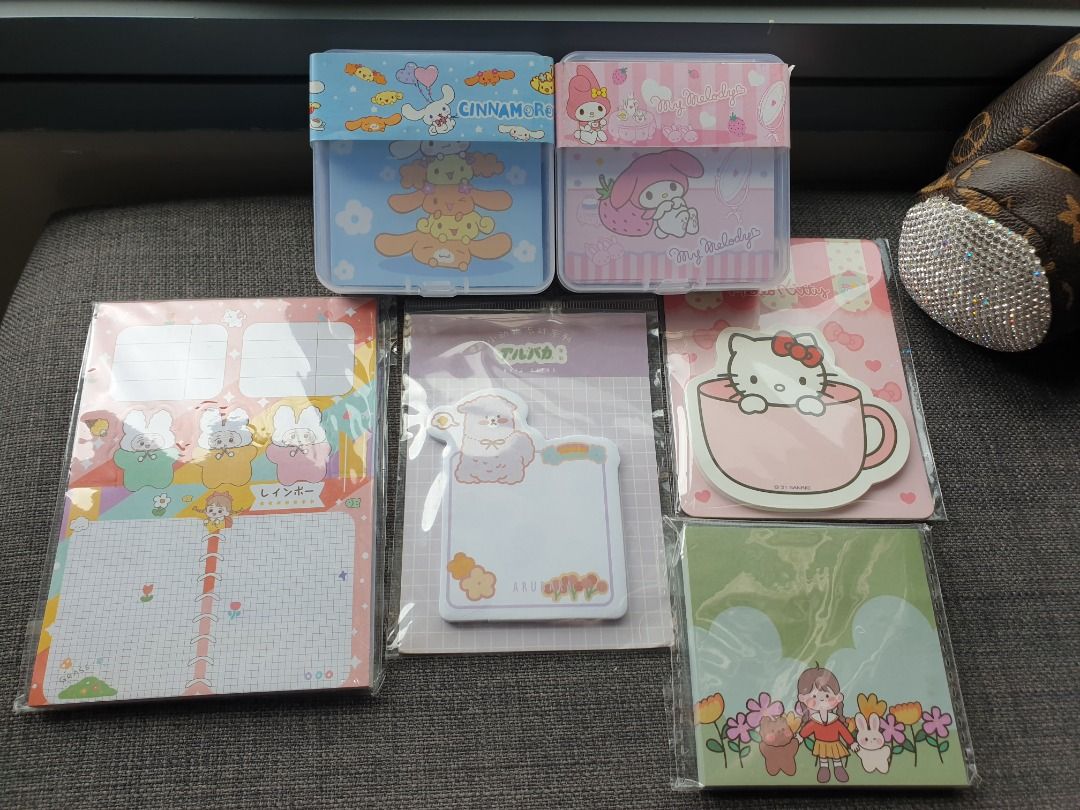 Sanrio Items! Hello Kitty | Cinnamoroll | Pompom Book | Melody Ruler ...