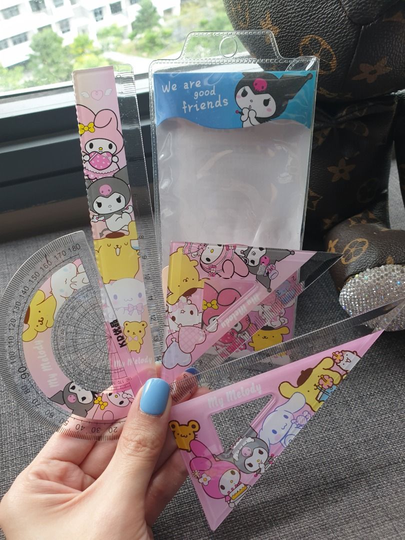 Sanrio Items! Hello Kitty | Cinnamoroll | Pompom Book | Melody Ruler ...