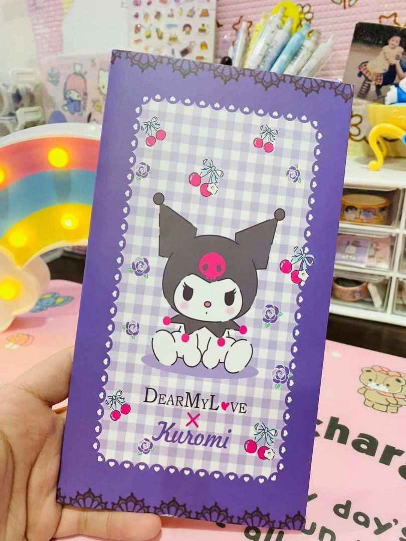 Sanrio Kuromi Card with Sticker Set, Hobbies & Toys, Stationary & Craft ...