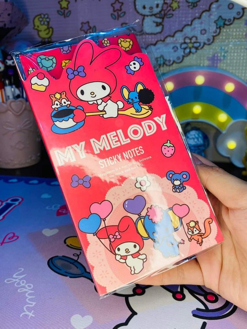 Sanrio My Melody Sticky note set, Hobbies & Toys, Stationary & Craft ...
