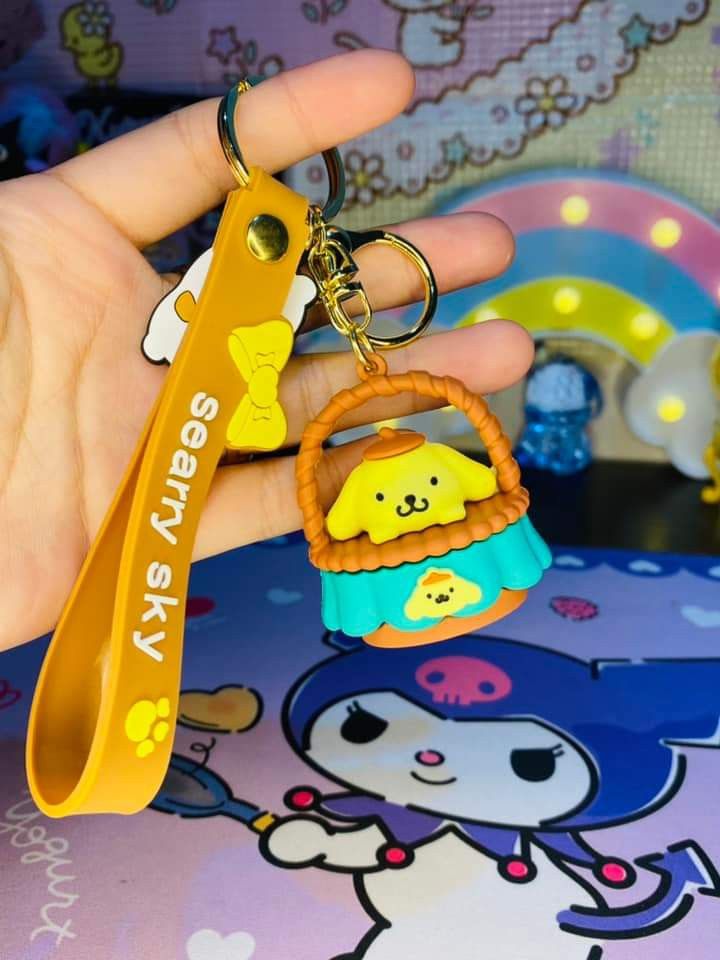 Sanrio Pompompurin Keychain on Carousell