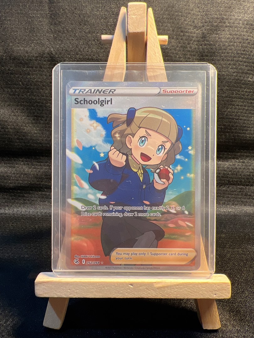 Schoolgirl (Full Art) Pokemon Fusion Strike 262/264, Hobbies & Toys ...