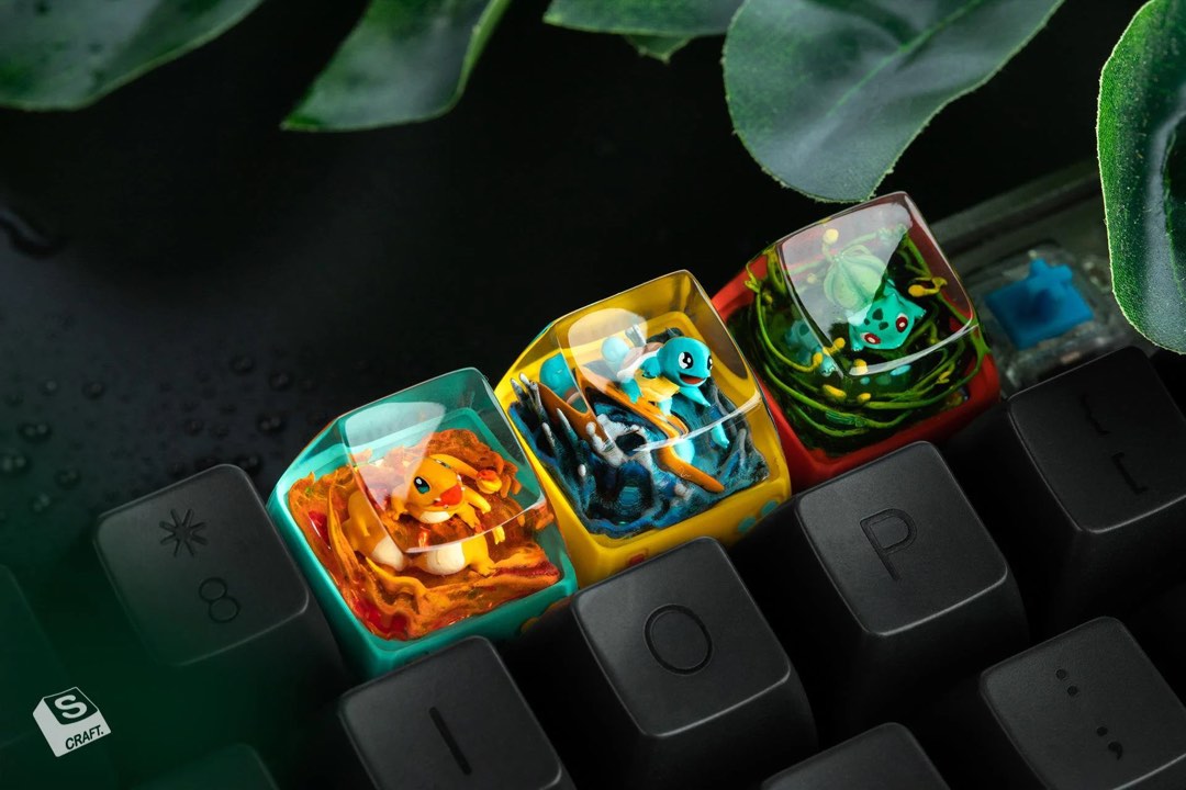 S-Craft Pokemon Artisan Keycaps - Charmander, Computers & Tech, Parts ...