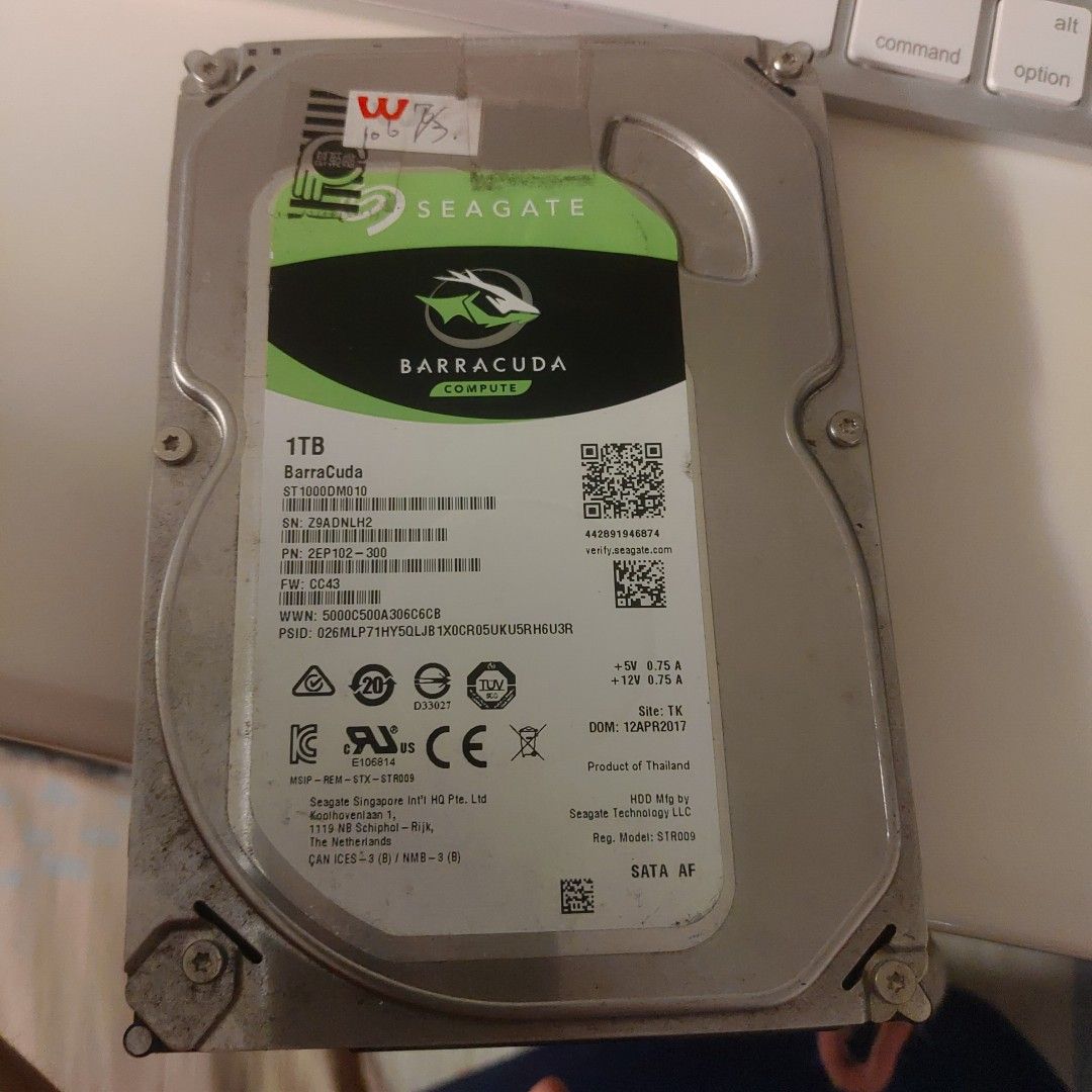 SEAGATE 希捷sv35 1t 1tb 3.5 3.5"硬碟，讓你輕鬆組nas備份碟su, 電腦及科技產品, 電腦周邊產品, 硬碟及儲存 ...