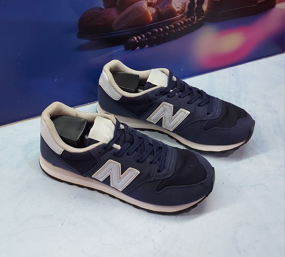 Sepatu New Balance Original 500 Classic shoes Navy Ukuran 37,5, Fesyen ...