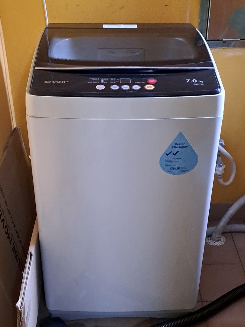 Sharp 7 kg washing machine, TV & Home Appliances, Washing Machines and ...