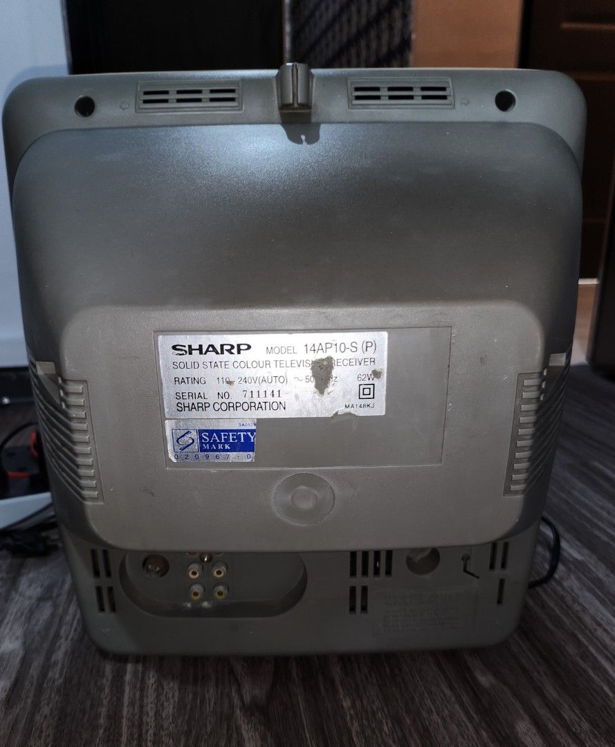 Sharp Lapiz CRT TV, TV & Home Appliances, TV & Entertainment, TV on ...