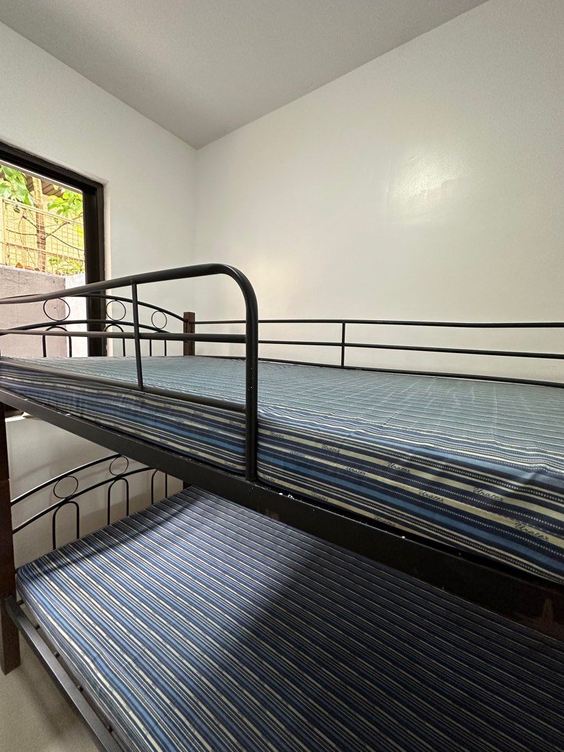 Single Double Deck, Furniture & Home Living, Furniture, Bed Frames ...
