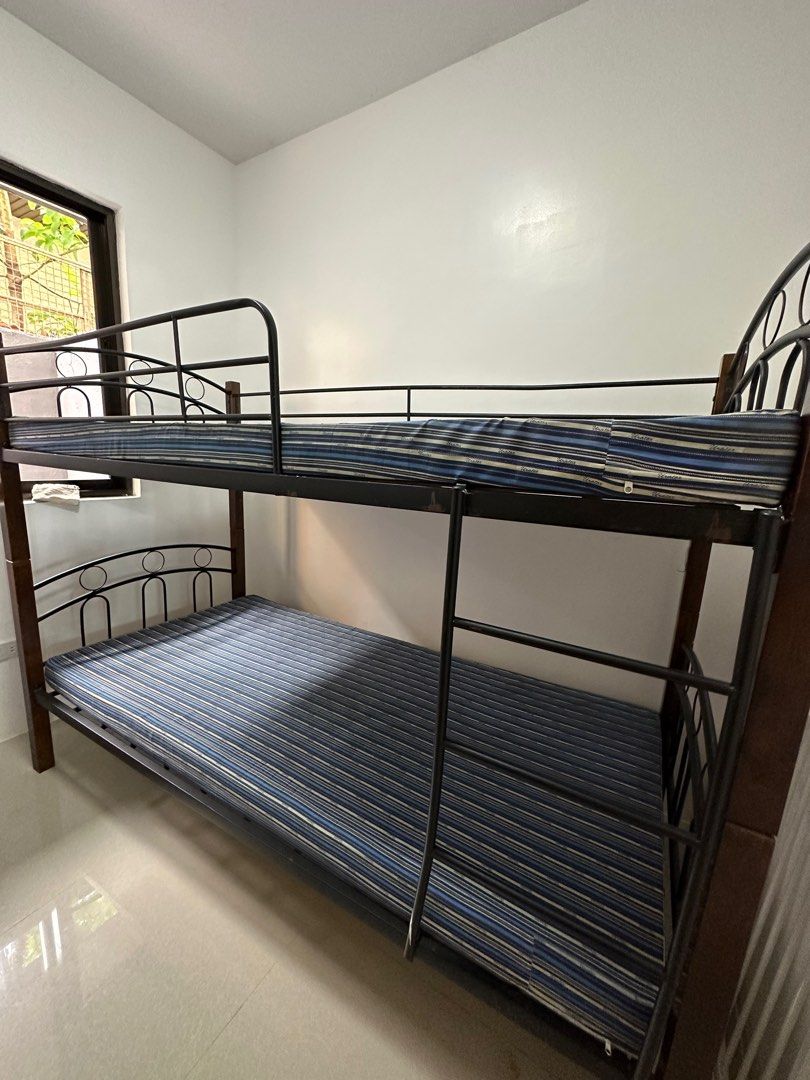 Single Double Deck, Furniture & Home Living, Furniture, Bed Frames ...