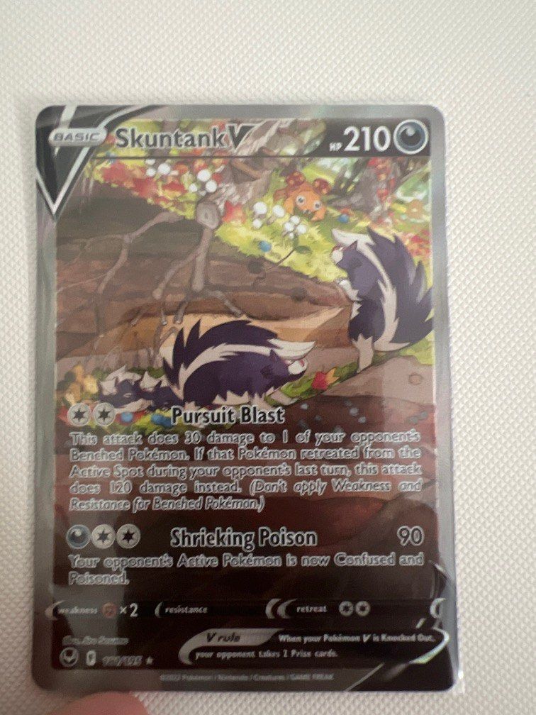 Skuntank AA Pokemon Card, Hobbies & Toys, Toys & Games on Carousell