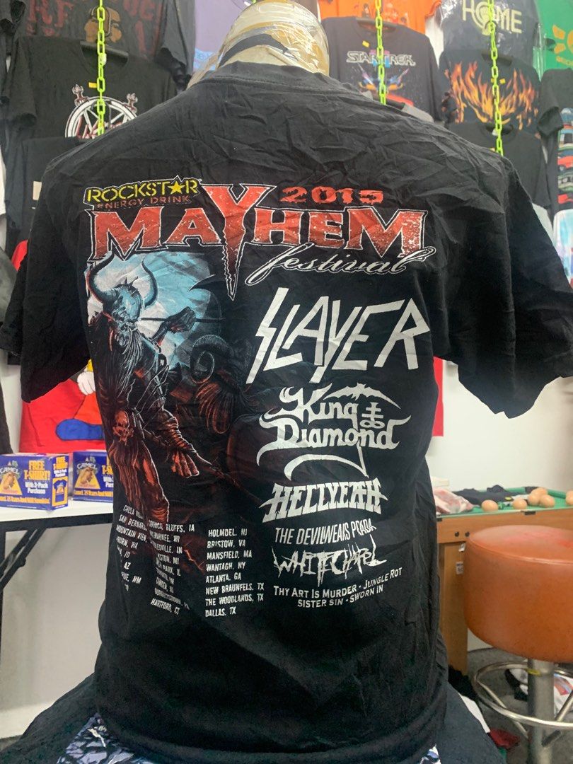 slayer,king diamond(rock star), Men's Fashion, Tops & Sets, Tshirts ...