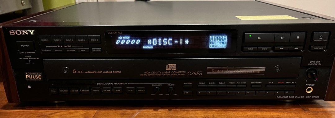 SONY 5 Disc CD PLAYER, Audio, Other Audio Equipment on Carousell