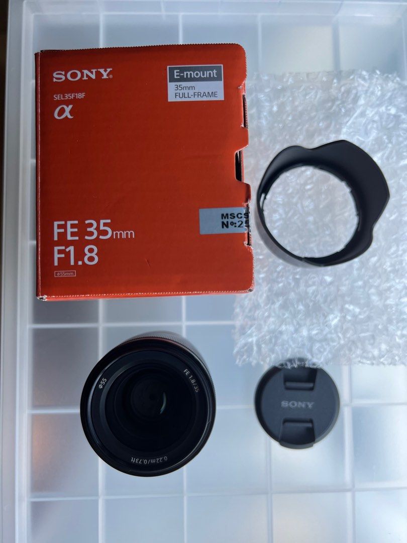 Sony Fe 35mm F1 8 E Mount Full Frame Photography Lens And Kits On