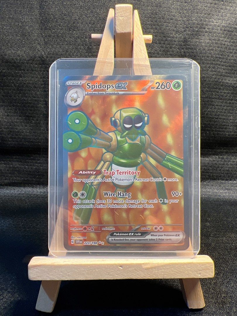 Spidops EX (Full Art) Pokemon Scarlet Violet (EN) 223/198, Hobbies ...