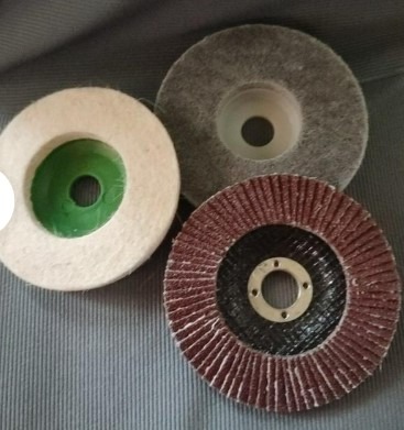 Stainless Buffing Wheel Set of 3 pcs (Flap Disc, Rough Buffing Disc ...