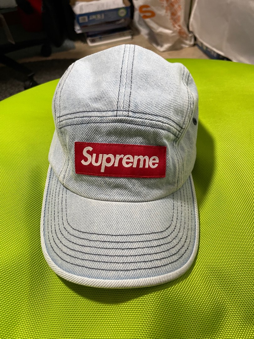 supreme denim hat, Men's Fashion, Watches & Accessories, Caps & Hats on ...