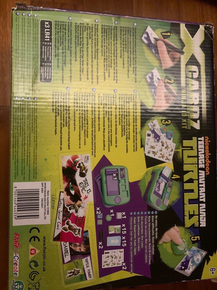 Teenage Mutant Ninja Turtles Cardz Ninja ID Kit, Hobbies & Toys, Toys ...