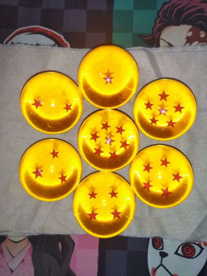 The Seven-Star Dragon Dragonball 7cm Set, Hobbies & Toys, Collectibles ...