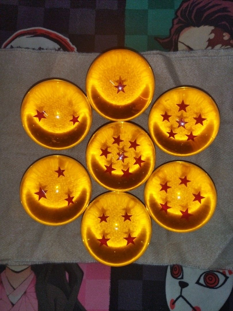 The Seven-Star Dragon Dragonball 7cm Set, Hobbies & Toys, Collectibles ...