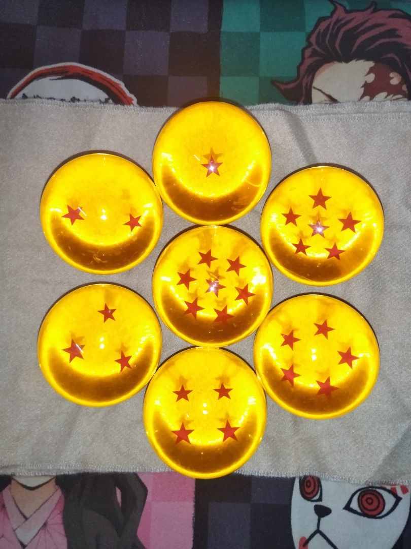 The Seven-Star Dragon Dragonball 7cm Set, Hobbies & Toys, Collectibles ...