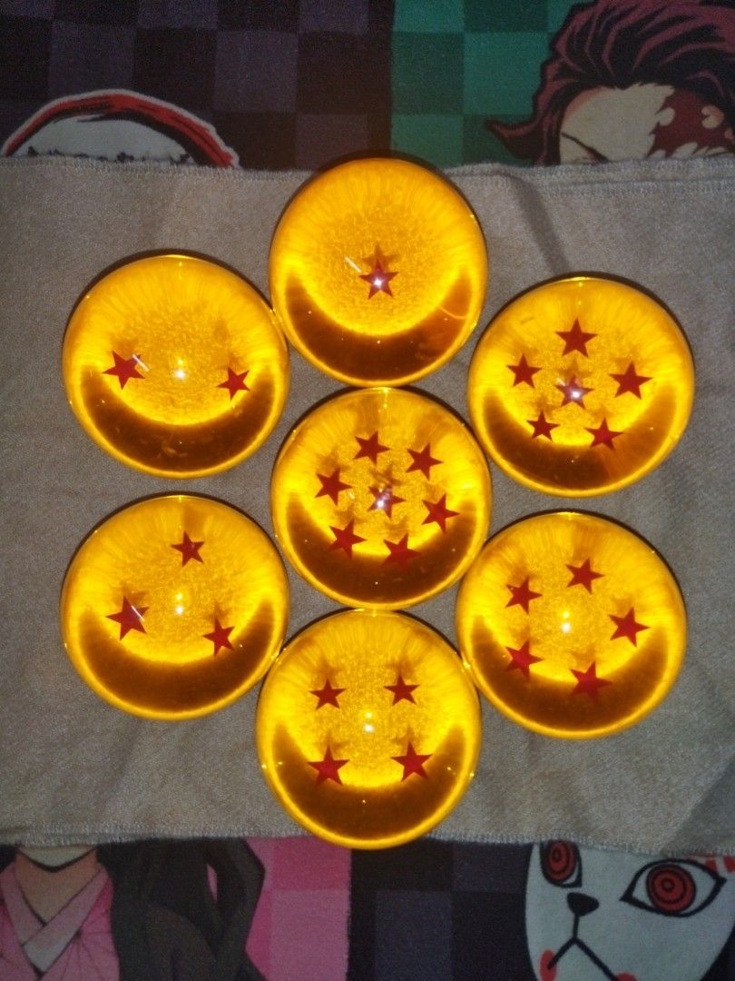 The Seven-Star Dragon Dragonball 7cm Set, Hobbies & Toys, Collectibles ...