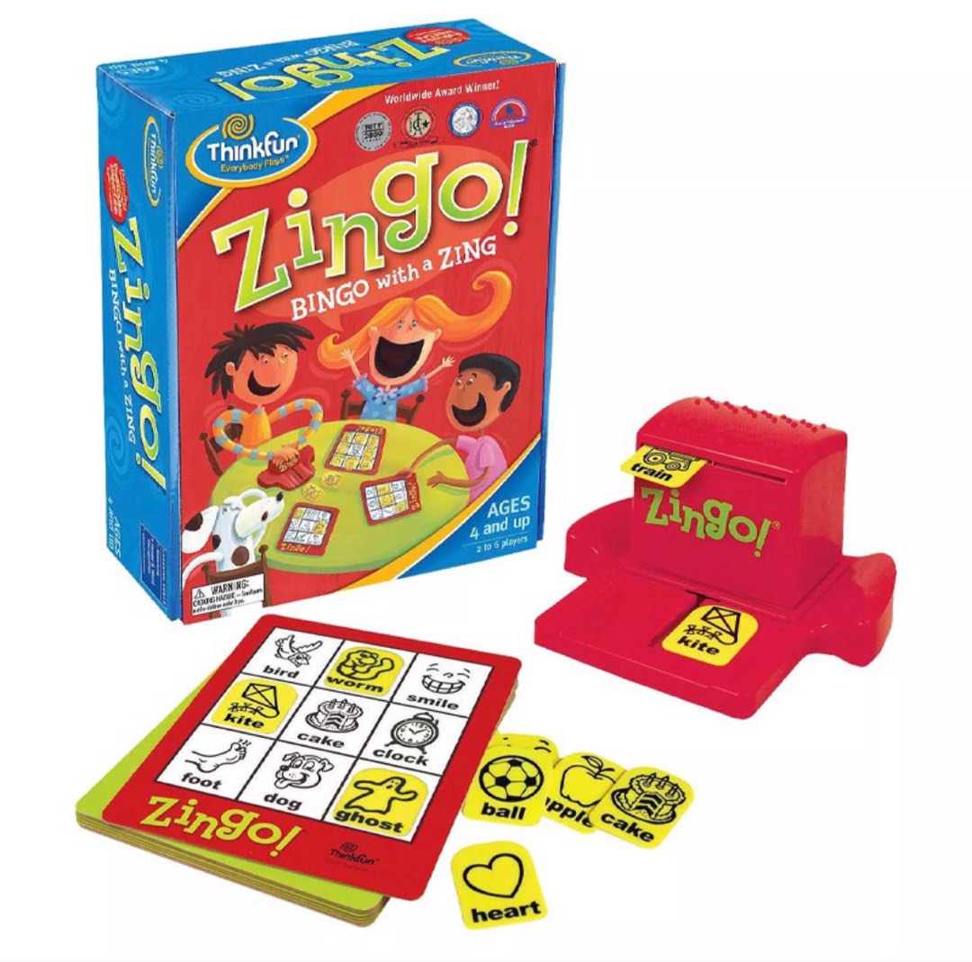 ThinkFun Zingo Bingo Award Winning Preschool Game for Pre-Readers and ...