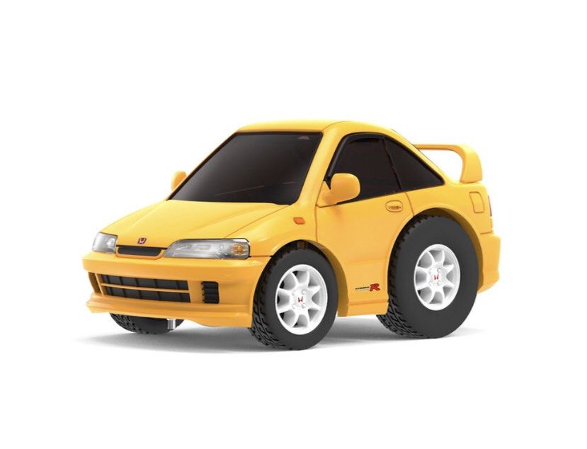 Tiny Q - Honda Integra Type R DC2 in yellow - Brand New, collectible (not available in SG ...
