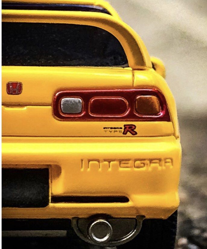 Tiny Q - Honda Integra Type R DC2 in yellow - Brand New, collectible (not available in SG ...