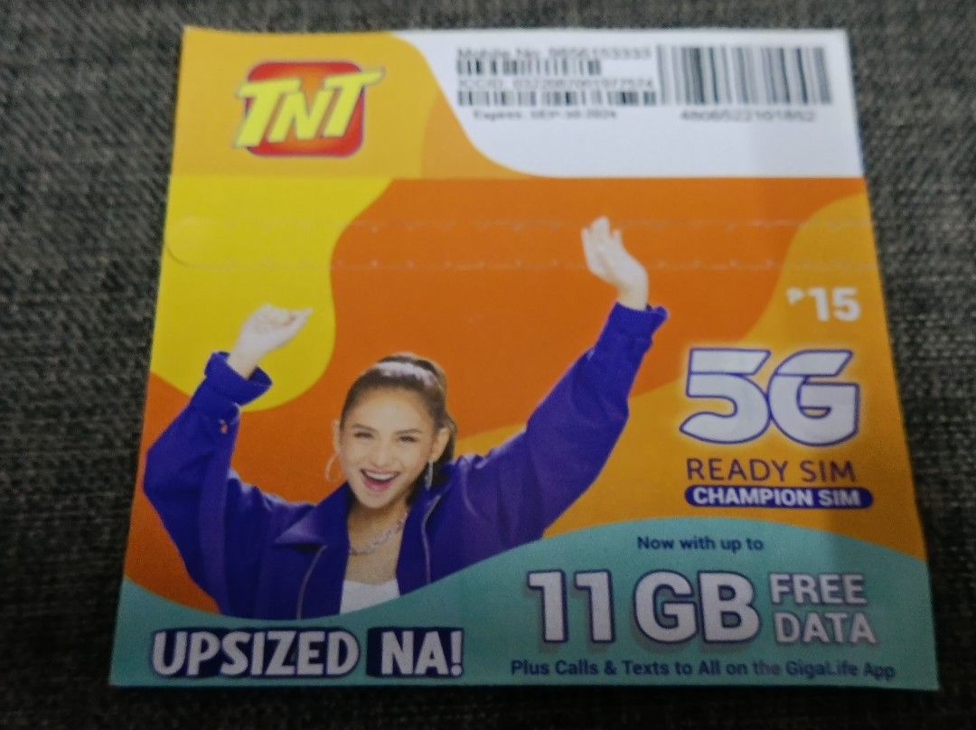 Tnt sim card, Mobile Phones & Gadgets, Mobile & Gadget Accessories, Sim ...