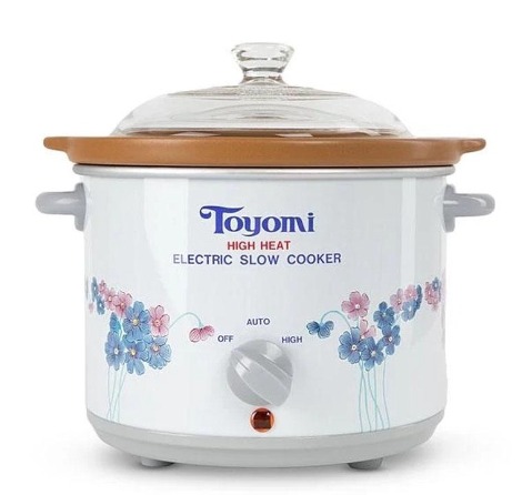 TOYOMI Slow Cooker with High Heat Pot 1.2L - HH 1500A, TV & Home ...