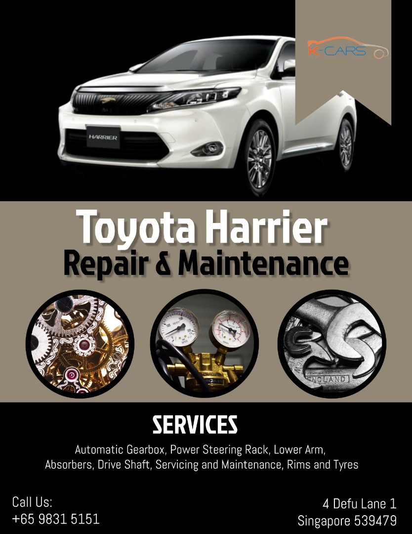 Toyota Harrier Spare Parts for SALE!, Car Accessories, Car Workshops ...