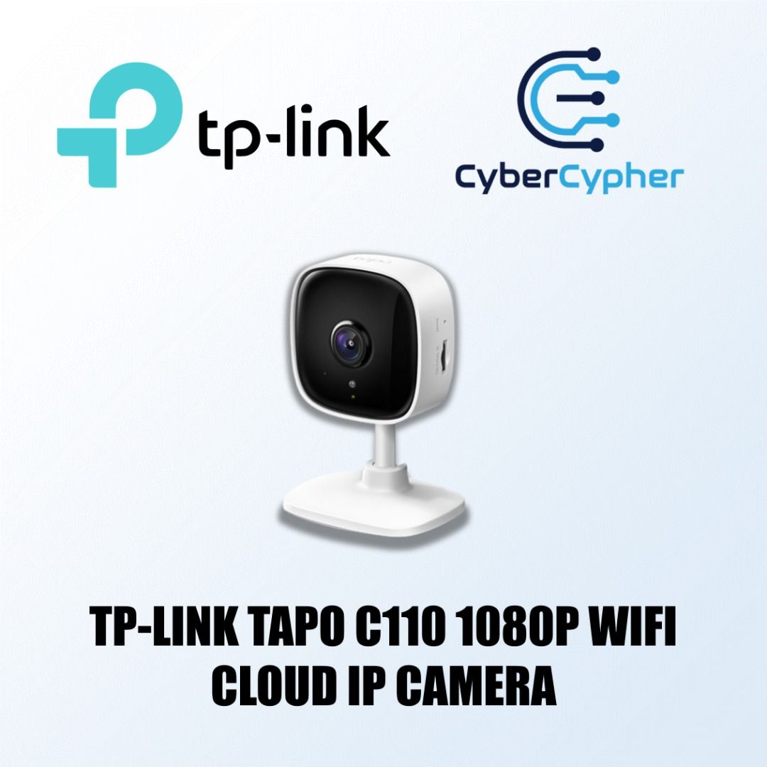 TP-LINK TAPO C110 1080P WIFI CLOUD IP CAMERA, Furniture & Home Living ...