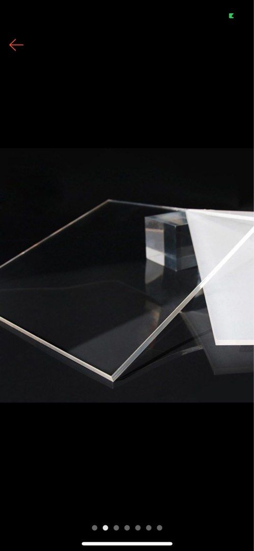 Transparent Mica Plastic Sheet/Board, Furniture & Home Living, Home ...