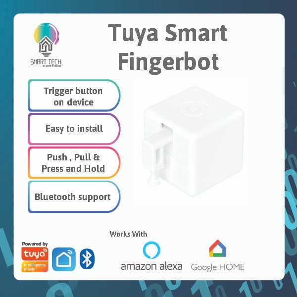 Tuya Smart Bluetooth Fingerbot Plus Switch Bot Button Pusher Smart Life ...