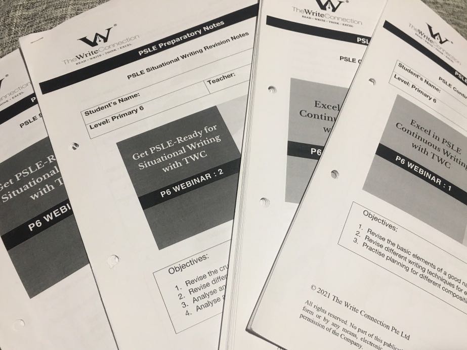 TWC PSLE preparatory composition Notes writing revision The write ...