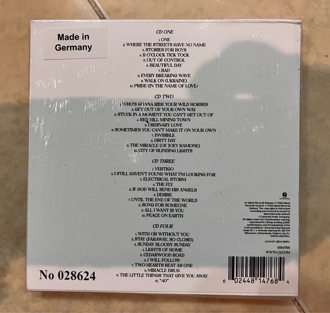 (Sealed copy) U2 Songs of Surrender 4 CD deluxe numbered edition ...