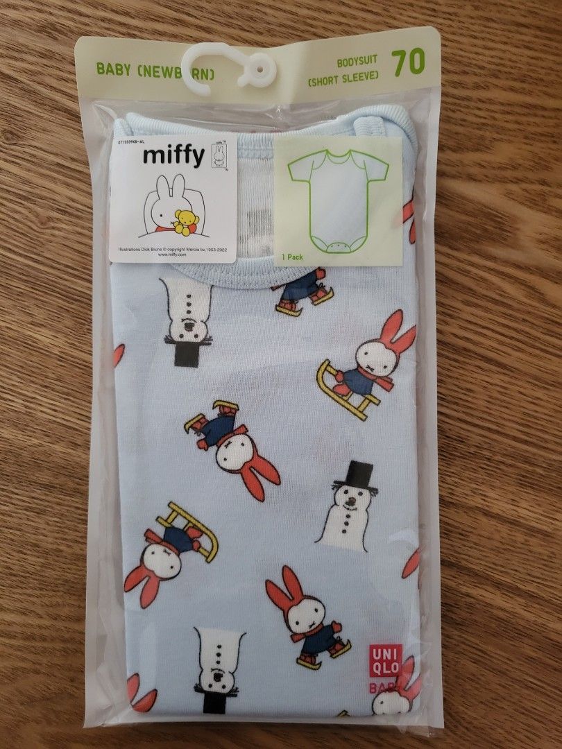 Uniqlo Miffy Bodysuit Short Sleeve, Babies & Kids, Babies & Kids ...