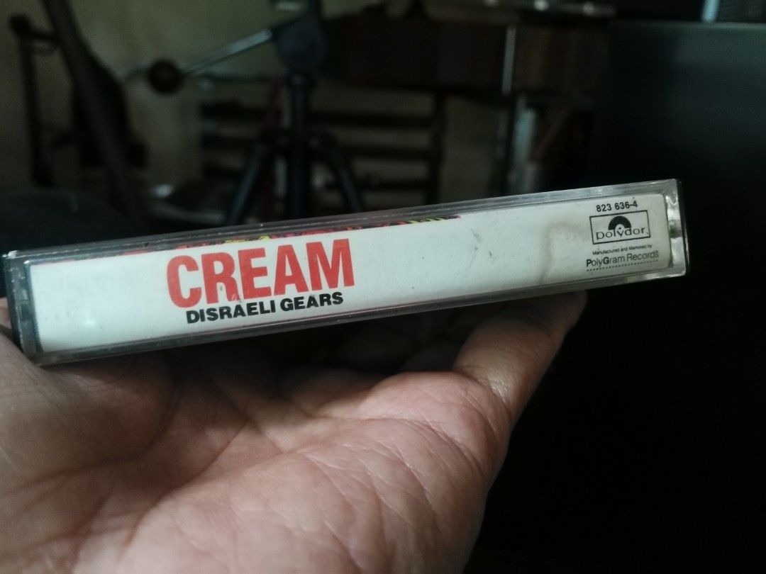 US Pressing CREAM - Disraeli Gears Cassette, Hobbies & Toys, Music ...