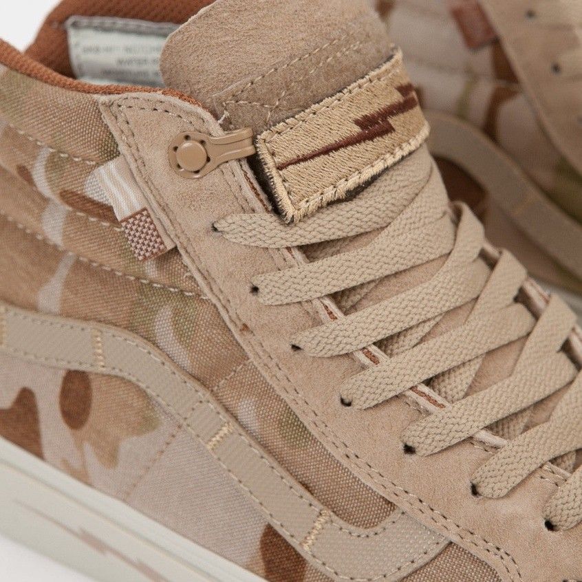 Vans Sk8 Hi Notchback Defcon Multicam Jungle Brown Original, Fesyen ...