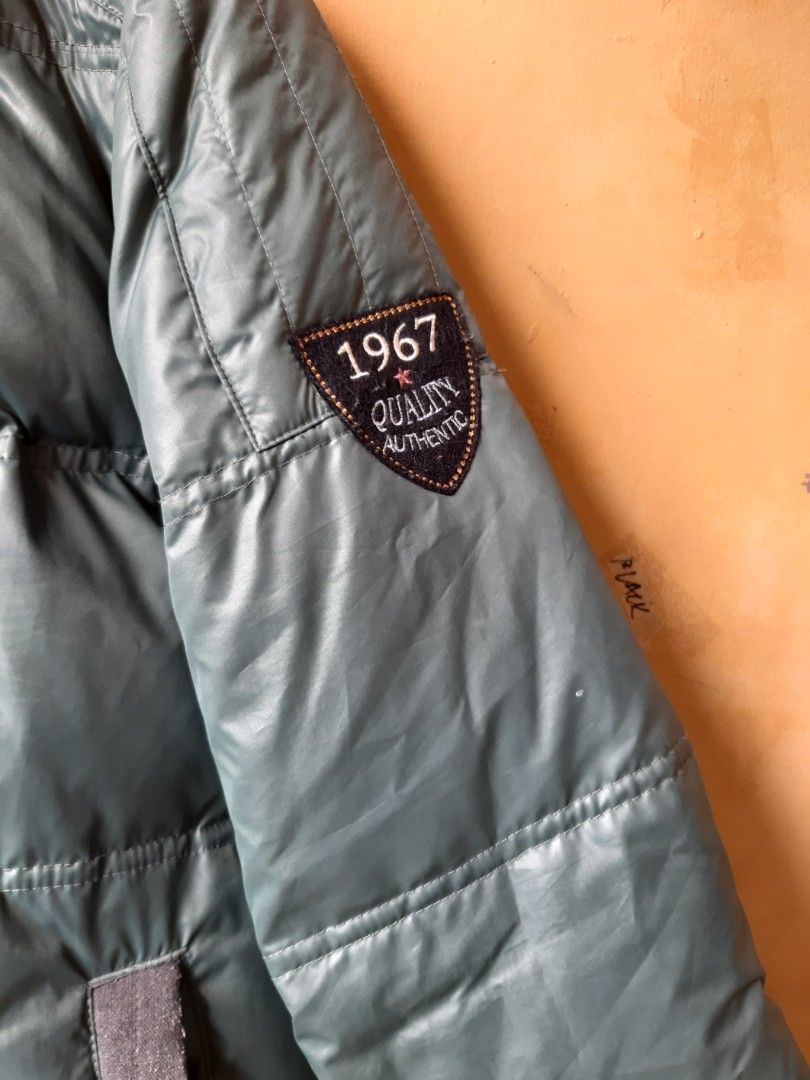VINTAGE G STAGE 1967 DOWN JACKET BIKER JACKET, Luxury, Apparel on Carousell