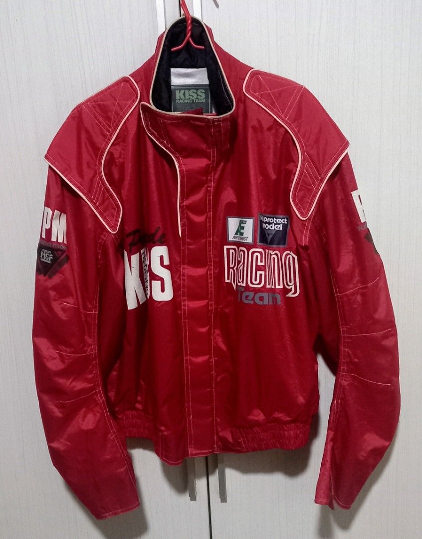 Vintage KISS RACING TEAM windbreaker, Motorcycles, Motorcycle Apparel ...